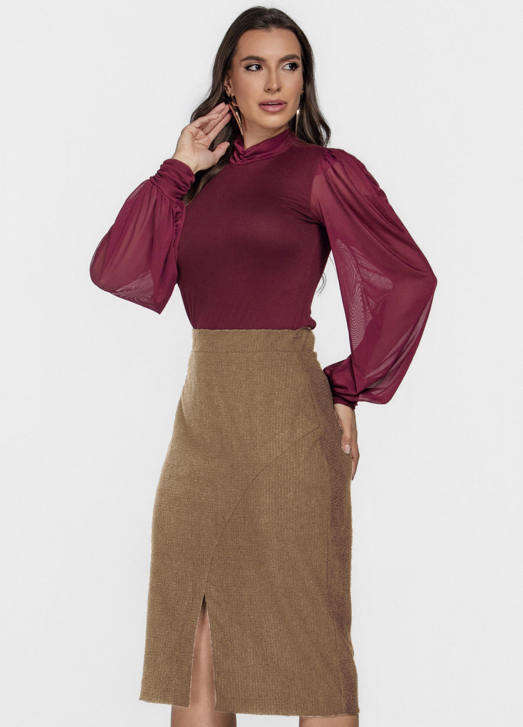 SAIA MIDI ANA COM FENDA