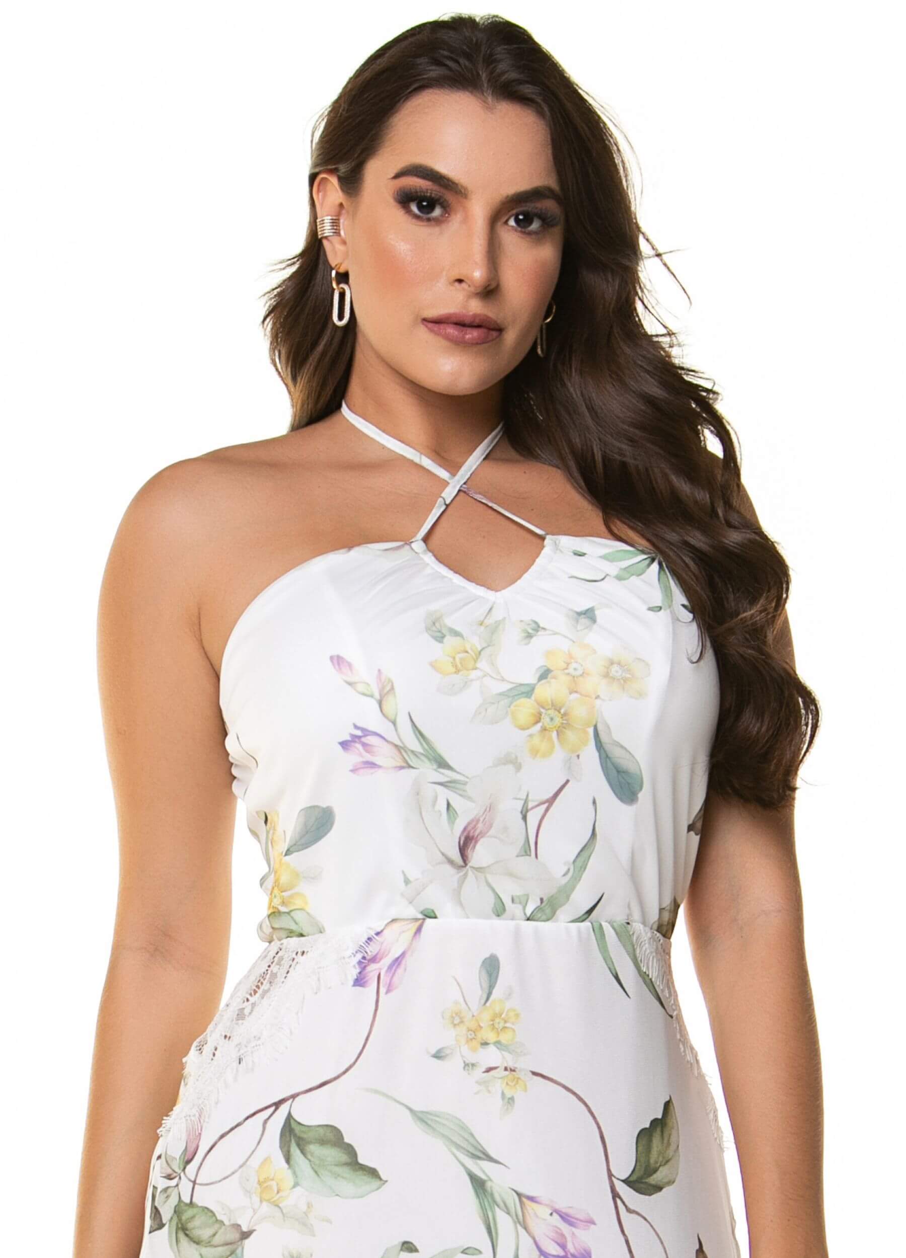 VESTIDO MIDO DE TULE